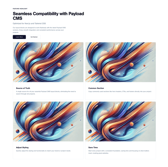 Layout Blocks Library for Payload CMS
